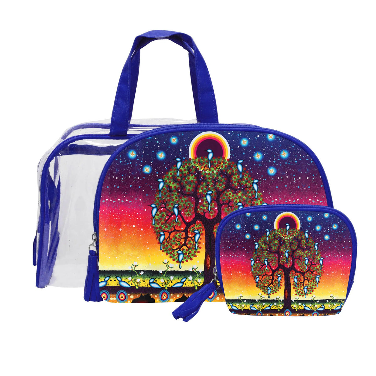 James Jacko Tree of Life Cosmetic Bag Set – Indigenous Gifts