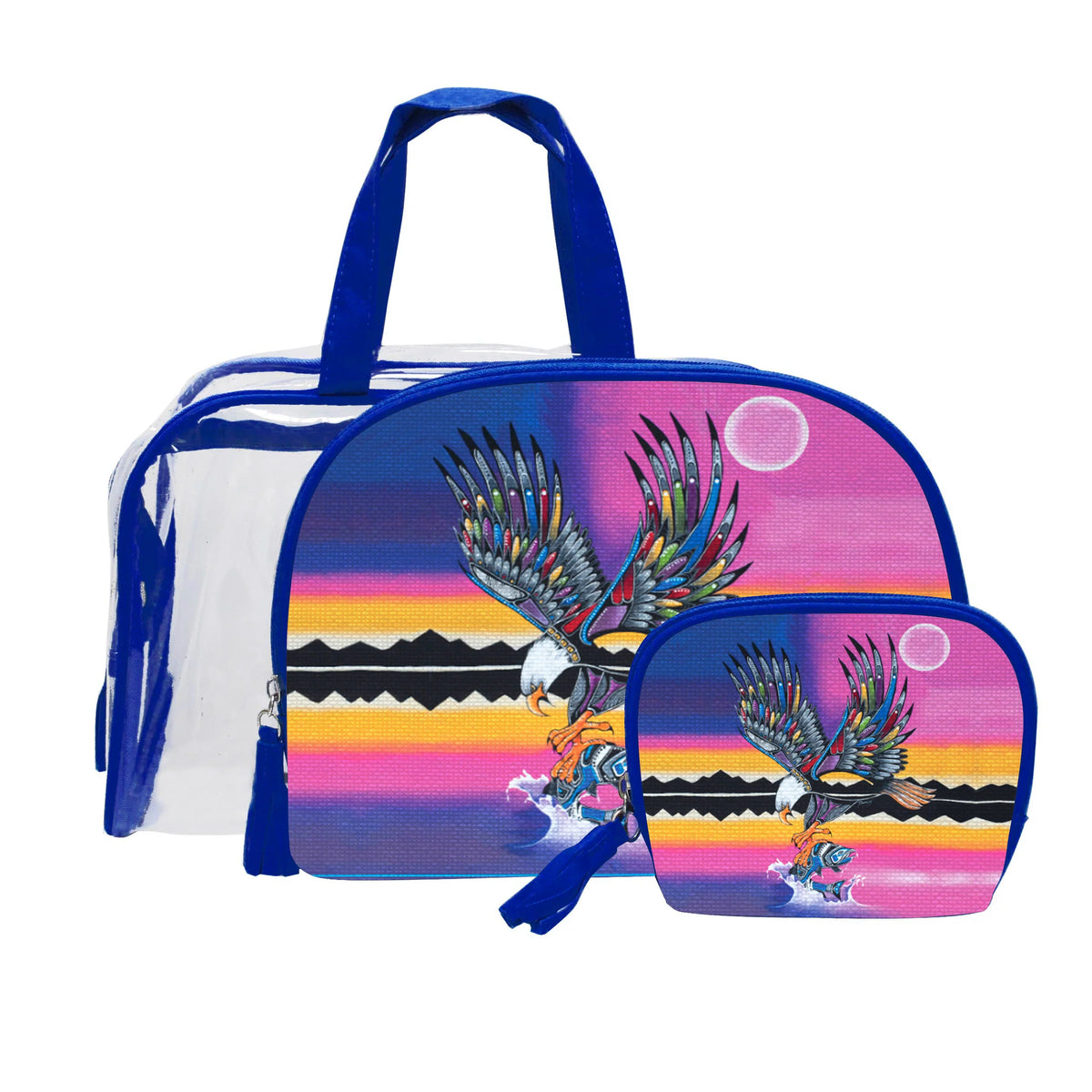 Jessica Somers Eagle Cosmetic Bag Set – Indigenous Gifts