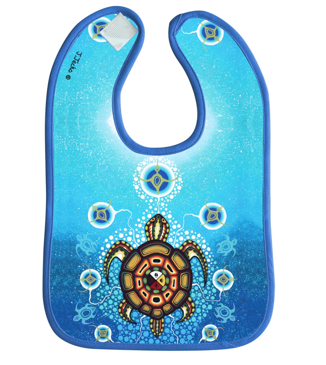 James Jacko Medicine Turtle Microfibre Bib – Indigenous Gifts