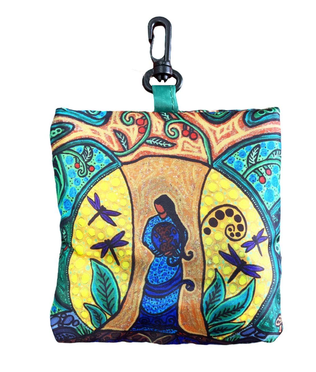 Leah Dorion Strong Earth Woman Travel Laundry Bag – Indigenous Gifts