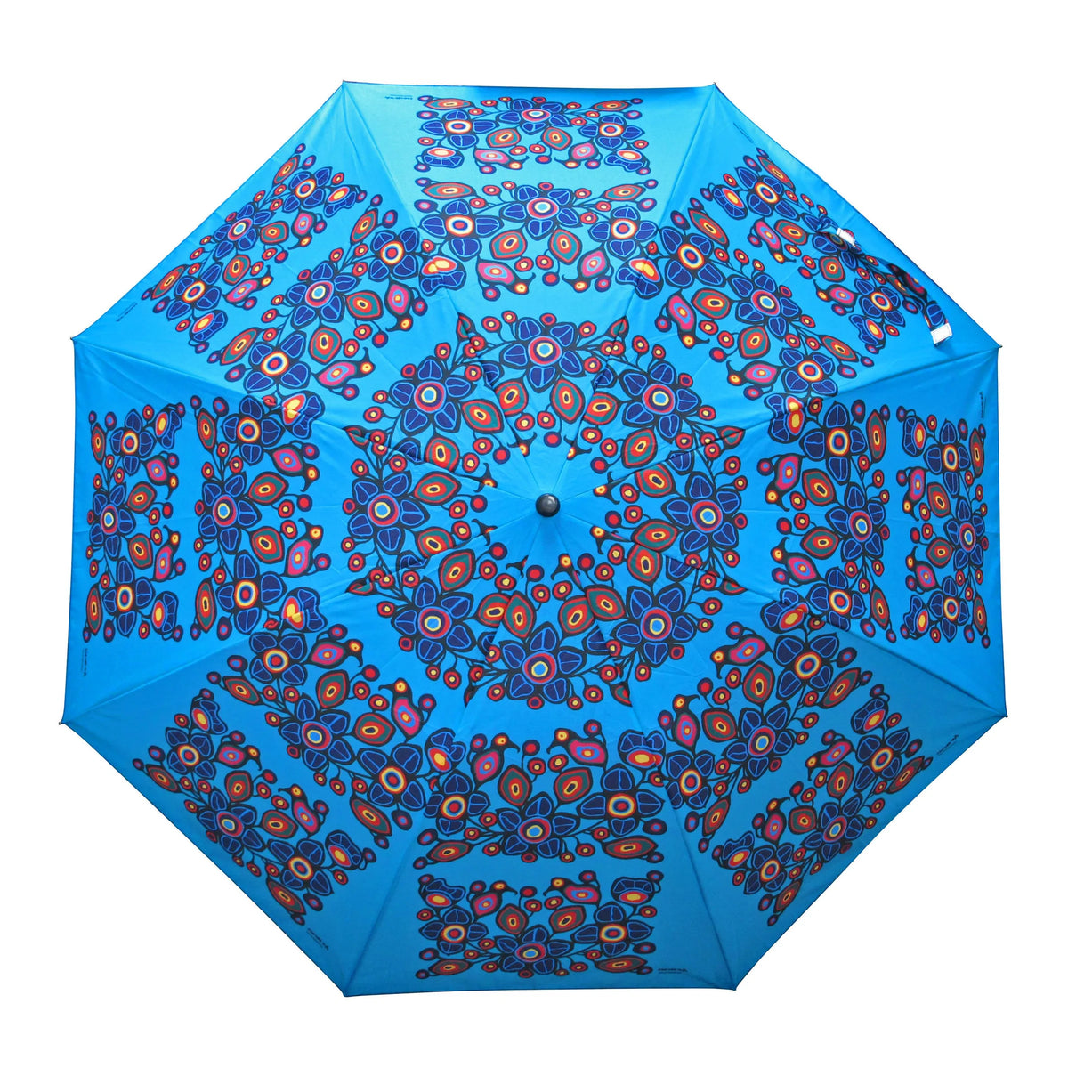 Norval Morrisseau Flowers and Birds Artist Collapsible Umbrella ...