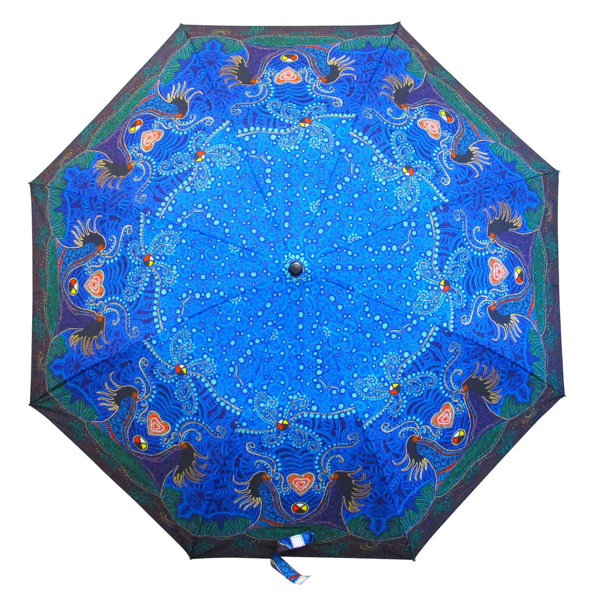 Leah Dorion Breath of Life Artist Collapsible Umbrella – Indigenous Gifts