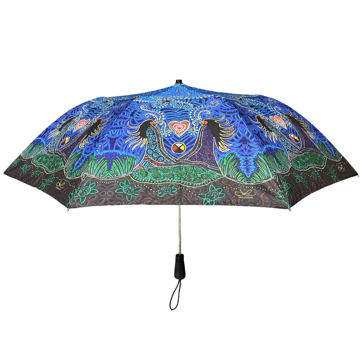 Leah Dorion Breath of Life Artist Collapsible Umbrella – Indigenous Gifts