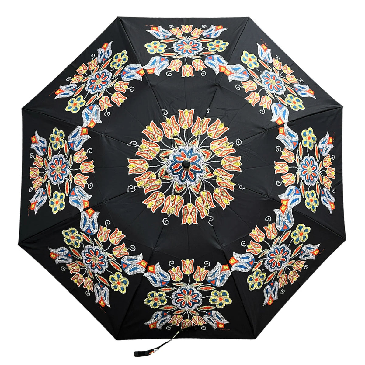 Deb Malcolm Silver Threads Collapsible Umbrella – Indigenous Gifts