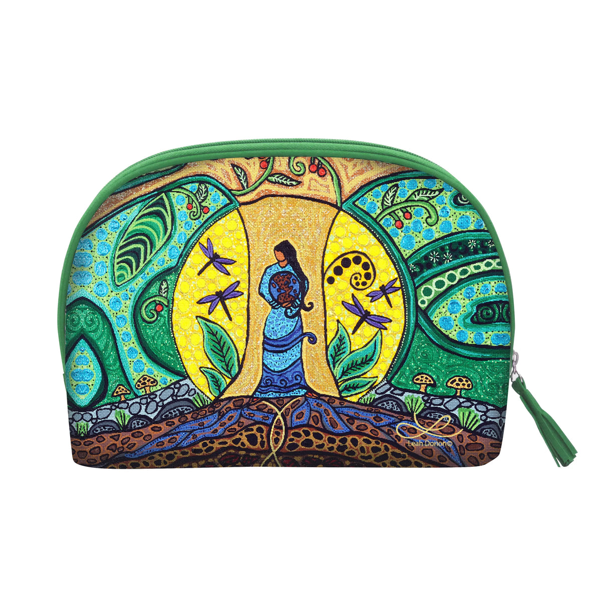 Leah Dorion Strong Earth Woman Cosmetic Bag Set – Indigenous Gifts